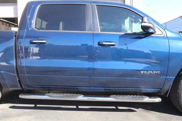2019-2025 Ram 1500 Crew Cab (New Body Style) 5″ Wide Polished Steps ...