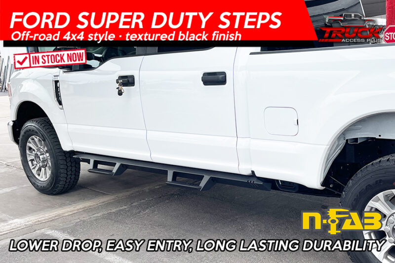 2015-2026 Ford F150/2017-2026 F250/F350 Crew Cab N-Fab Epyx Steps ...