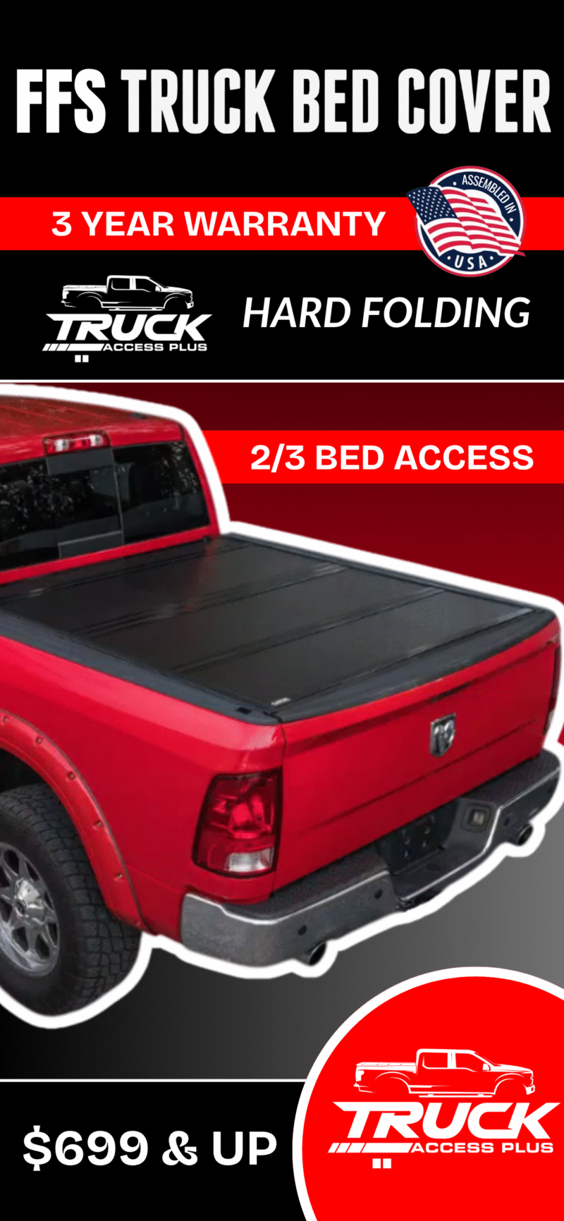 FFS Hard Fold Tonneau Cover - Truck Access Plus