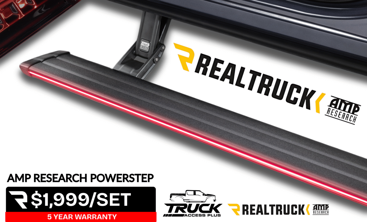 AMP Research Power Step Vision Electric Running Boards - Truck Access Plus